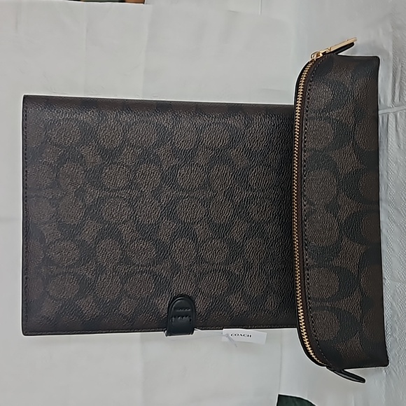 Coach | Bags | Coach Nwt Womens Signature Classic Journal Pencil Case ...